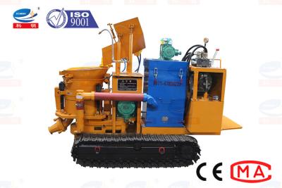 China Dry Damp Concrete Shotcrete Machine Low Dust With Compact Structure for sale