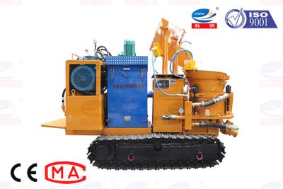 China Crawler Type Dedusting Concrete Shotcrete Machine Dry Concrete Spray Machine for sale