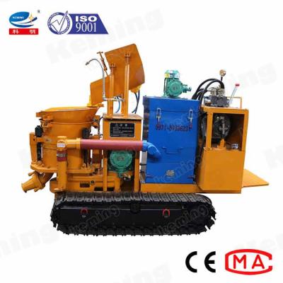 China Hydropower Projects Trailer Dry Shotcrete Machine For Canal Lock Simple Operation for sale