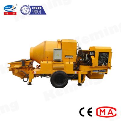China Mortar Conveying Mini Concrete Pump Machine Long Spraying Distance For Pouring for sale