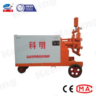 China Keming 7 mPa Double Cylinder Cement Grouting Pump Piston Pump Grout for sale