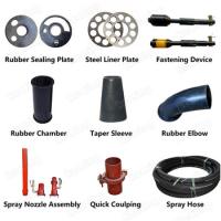 China CE 25mm Hose Shotcrete Machine Spare Parts High Pressure Resistance for sale