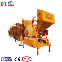 China Electrical Engine Concrete Drum Mixer With Self Loading Hopper for sale