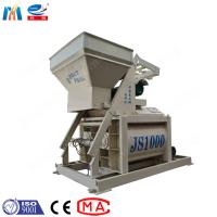 China Horizontal Concrete Forced Mixer With Two Shaft Blade HZS Batching Plant for sale