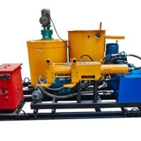 China Adjustable Mortar Grouting Pressure Pump Grout Plant Unit For Jet Drilling for sale