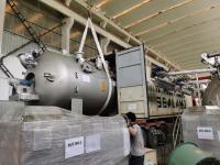 China Cylinder Airflow Dyeing Machine SUS316L Waterless for sale