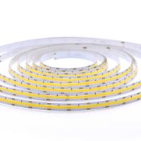 China 320leds/M 24v 8mm 8w/M Cri>90 Flexible Pcb Cob Led Lights Strip for sale