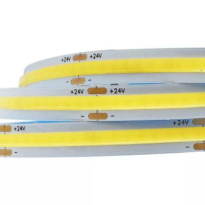 China 6mm Slim DC24V Flexible Strip Light 4000K LED COB Tape Ribbon for sale