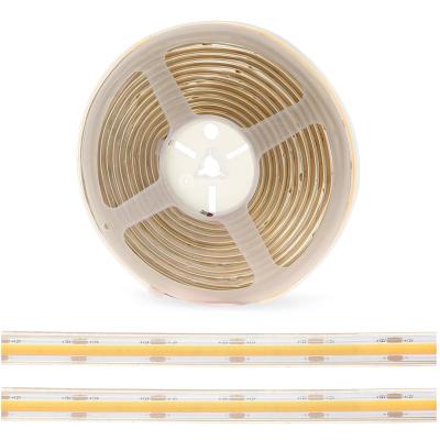 China 5.5m DC12V Led Strip Lights Ip65 18ft Waterproof Cob Light Strip Home for sale