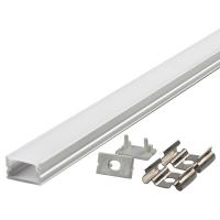 China 0.5m U Shape Led Aluminum Channel  5050 2835 Cob Led Light Profiles for sale