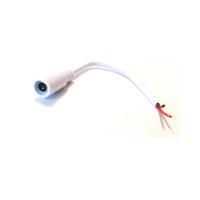 China 22AWG DC Led Strip Connector 5.5x2.1mm LED Strip Light Accessories White Cable for sale