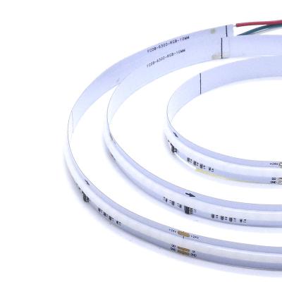 China Ws2811 Digital Rgb Cob Led Strip Magic Color 630led/M Dc 24v for sale