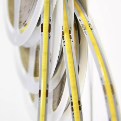 China Ra90 24V 480leds/M Flexible COB LED Strip Without Light Dot for sale