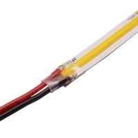 China Continuous 24v Cob Strip Light Warm And Cold White Cct Turnable for sale