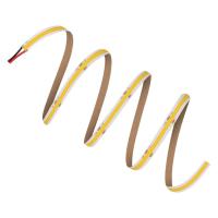China Flexible Yellow Color DC24V DC12V LED COB Strip Light Customize Logo for sale