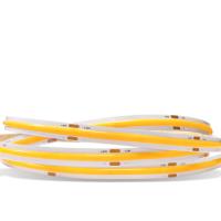 China Flexible Yellow Color DC24V DC12V LED COB Strip Light Customize Logo for sale