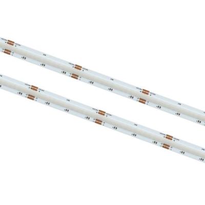 China White PCB double 10mm Seamless RGB COB LED Strip 15W 24V 5M for sale