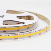 China Easily Dimmable CCT COB LED Strip 2700K-6500K Adjustable 24V 16W/m for sale