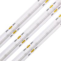 China Colorful 630 Chips Red RGB COB LED Strip 10m Rgbw Led Strip 180 Degree for sale