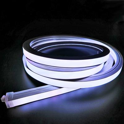 China 15x15mm Led Neon Flex Strip Light DC12V Silicone Neon Led Strip Decorative for sale