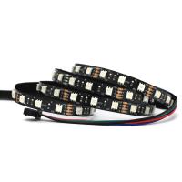 China 5m 5050 Rgb 300 Led Strip Lights 22LM Led Strip Ip67 24v Black PCB for sale