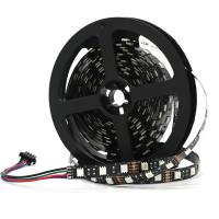 China 5m 5050 Rgb 300 Led Strip Lights 22LM Led Strip Ip67 24v Black PCB for sale