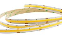 China High Color Efficiency 100LM/W DC12V / 24V Ra90 Cool White Cob Led Strip for sale