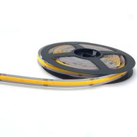 China 90ra Ip65 Flexible COB LED Strip 640led 5m Amber Color Led Strip RoHS for sale
