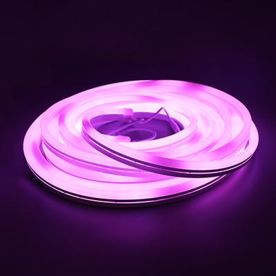 China RGB 24v Led Neon Tube Flexible 270 Degree IP67 Flexible Led Neon Rope Light for sale