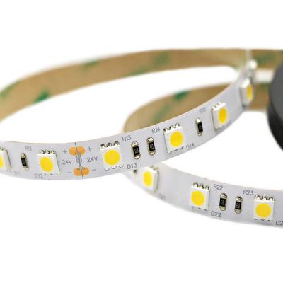 China 14.4W CRI 95 Led Strip Lights IP65 3000K 5050 Non Waterproof Led Strip for sale