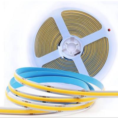 China 5m CCT COB LED Strip RA90 Adjustable LED Light Strips 576Leds/M High Density for sale