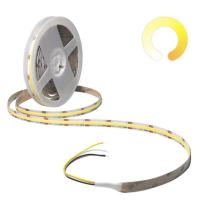 China Fcob Cob Led Tape Light Ra90 576 Leds/M No Dot Led Strip Double Color for sale