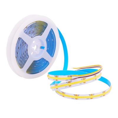 China 6500k Cob Rgbw Led Strip CRI90 Led Strip Lights No Dots Double Sided Pcb for sale