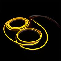 China Yellow 5×12mm Flexible Neon Tube Lighting IP67 Silicone Neon Tube 8w/M for sale
