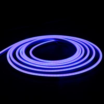 China Blue 2.5cm 12V LED Neon Tube Light CE Ip67 Flexible Neon Rope for sale