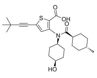 China VX-222 Lomibuvir cas 1026785-59-0 for sale