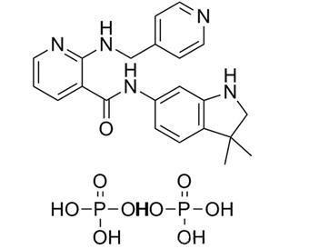 China Motesanib Diphosphate C Kit Inhibitors Cas 857876-30-3 for sale