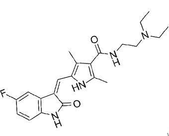 China Sunitinib Free Base C Kit Inhibitor CAS 557795-19-4 Purity 98% for sale