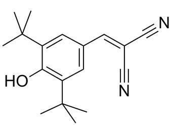 China Tyrphostin A9 Malonoben CAS 10537-47-0 Tyrosine Kinase Inhibitor 98% Purity for sale