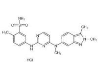 China Pazopanib Hydrochloride GW786034 HCl VEGFR Inhibitor 99% Purity CAS 635702-64-6 for sale