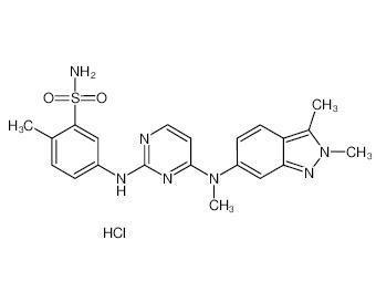 China Pazopanib Hydrochloride GW786034 HCl VEGFR Inhibitor 99% Purity CAS 635702-64-6 for sale
