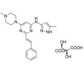 China ENMD-2076 Tartrate cas 1291074-87-7 for sale