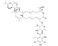 China Fidaxomicin CAS 873857-62-6 RNA Synthesis Inhibitor Antibiotic 98% Purity for sale