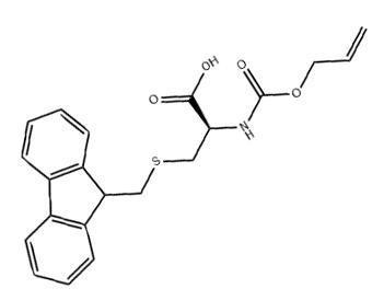 China S-(9H-Fluoren-9-ylmethyl)-N-allyloxycarbonyl-L-cysteine 98% Purity CAS 182201-77-0 for sale