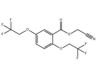 China Benzoicacid,2,5-bis(2,2,2-trifluoroethoxy)-cyanomethyl ester for sale