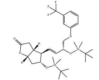 China Travoprost Intermediate Tvp09 98% Purity CAS 1240483-24-2 C30H47F3O5Si2 for sale