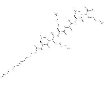 China Myristoyl Hexapeptide-16 CAS 959610-54-9 98% Purity Cosmetic Peptide for sale
