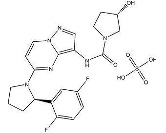 China Larotrectinib Sulfate LOXO-101 ARRY-470 CAS 1223405-08-0 98% Purity TRK Inhibitor for sale