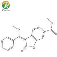 China Methyl (E)-3-(methoxy(phenyl)methylene)-2-oxoindoline-6-carboxylate CAS 1168150-46-6 99.5% Purity for sale