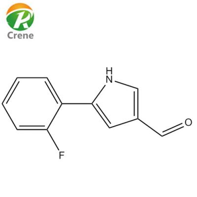 China 5-(2-Fluorophenyl)-1H-pyrrole-3-carboxaldehyde CAS 881674-56-2 99.5% Purity for sale
